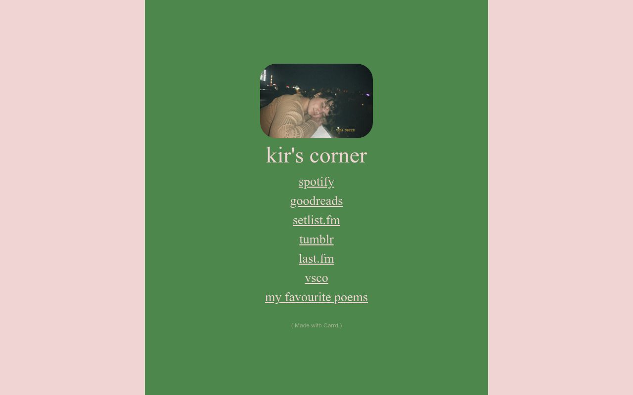 kir's corner